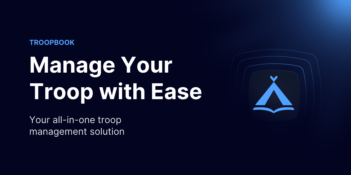 TroopBook — Troop Management Software